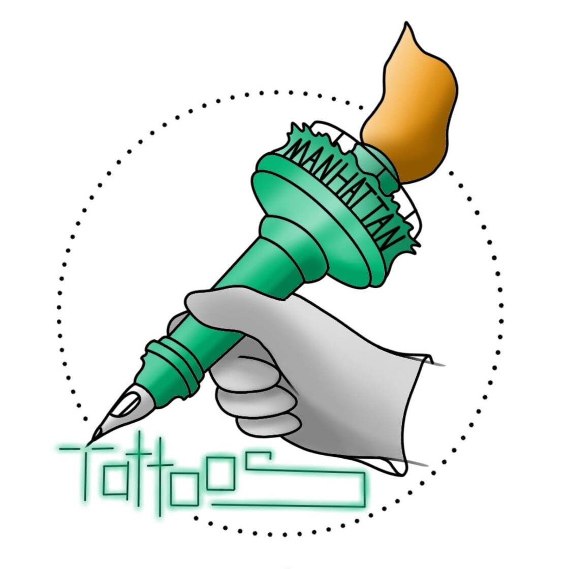 Manhattan Tattoos NYC logo